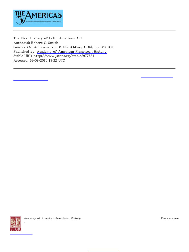 Latin American Art History | PDF | Seville