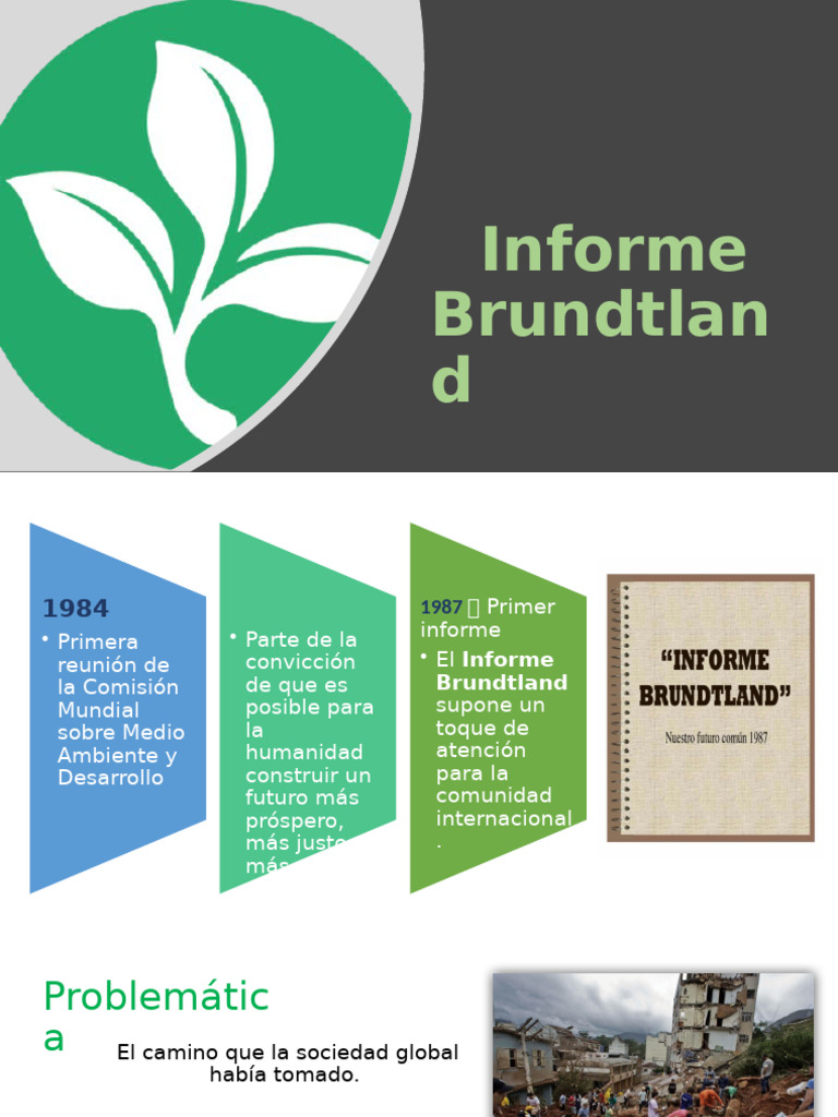 Informe Brundtland Desarrollo Sostenible 1987 Pdf