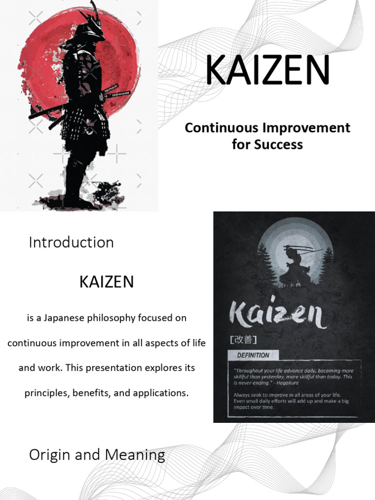 KAIZEN _ Continuous Improvement for Success | PDF