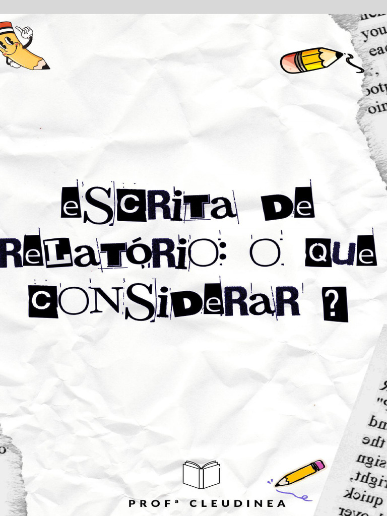 Escrita para Relat Rios 4 | PDF | Pedagogia | Aprendizado