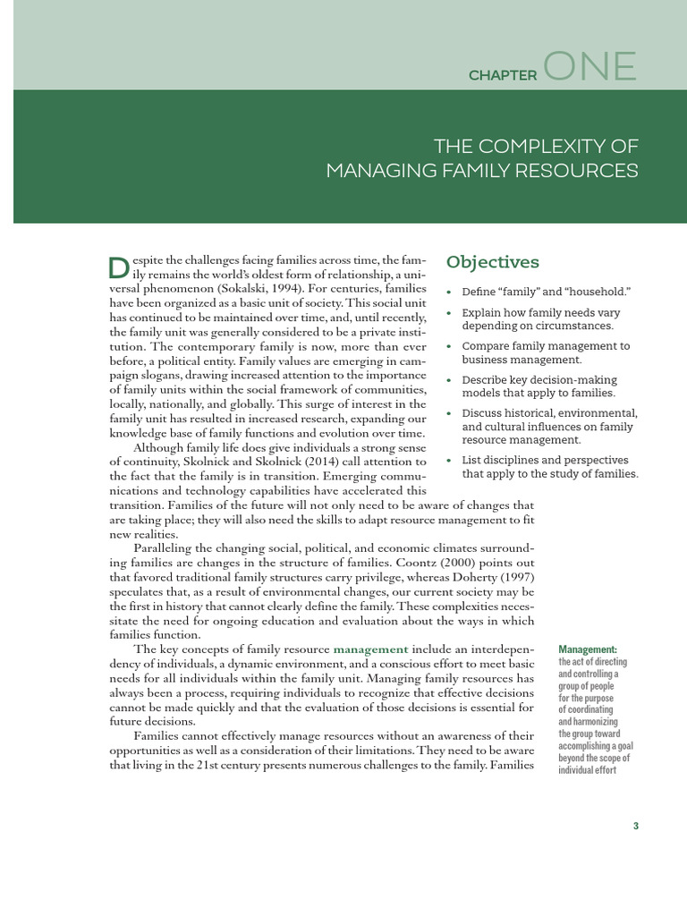 Family_Resource_Management_----_(CHAPTER_1_-_THE_COMPLEXITY_OF_MANAGING_FAMILY_RESOURCES) | PDF ...