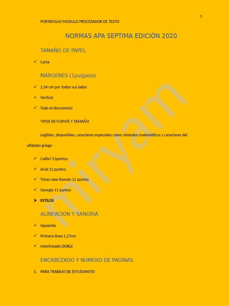 Normas Apa Septima Edicion 2020 | PDF | Escritura | Texto