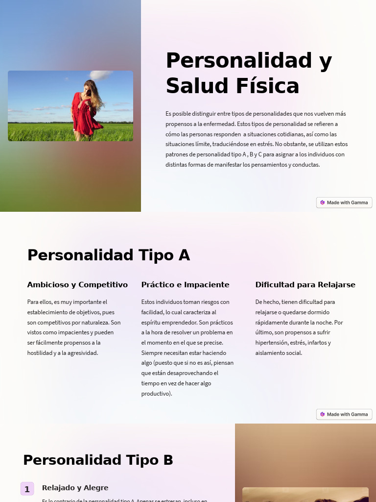 Personalidad-y-Salud-Fisica | PDF | Estrés (biología) | Meditación