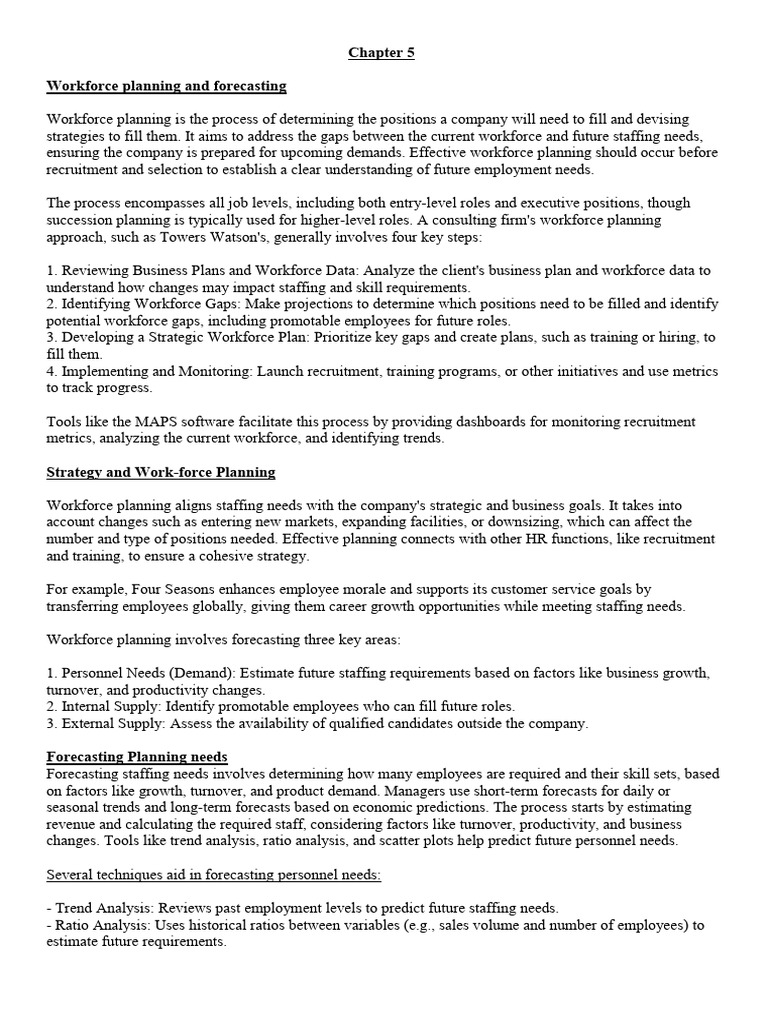 HRM - Chapter 5 (Simplified) | PDF | Recruitment | Human Resource Management