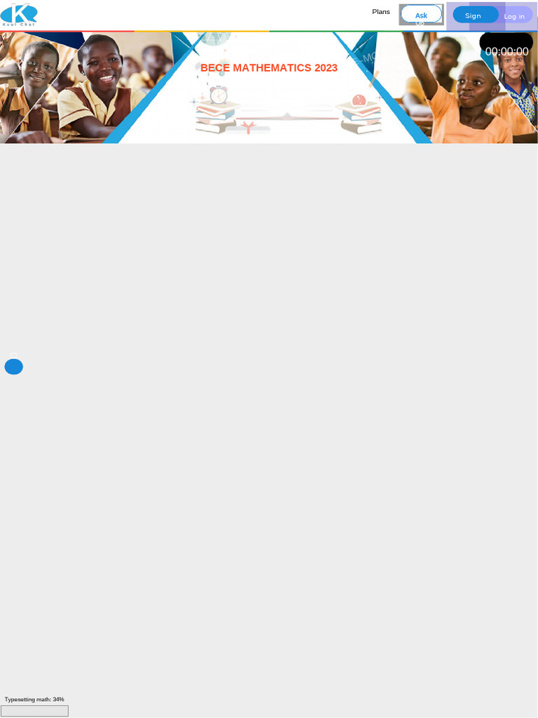 BECE 2023 Mathematics Questions | PDF