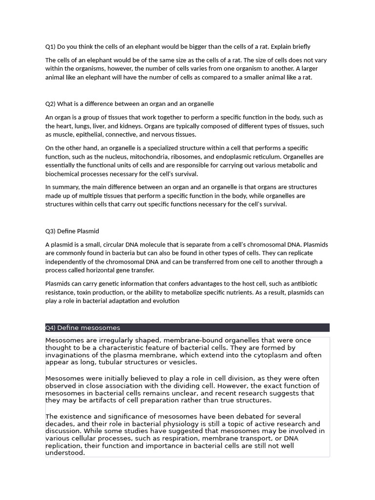 Cell Biology: Key Concepts Explained | PDF | Cell (Biology) | Cell Nucleus