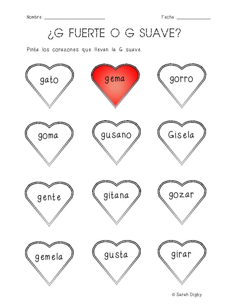 ¿G Fuerte O G Suave?: Gato Gema Gorro | PDF