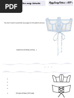 Corset Gown Pattern | PDF | Corset | Consumer Goods