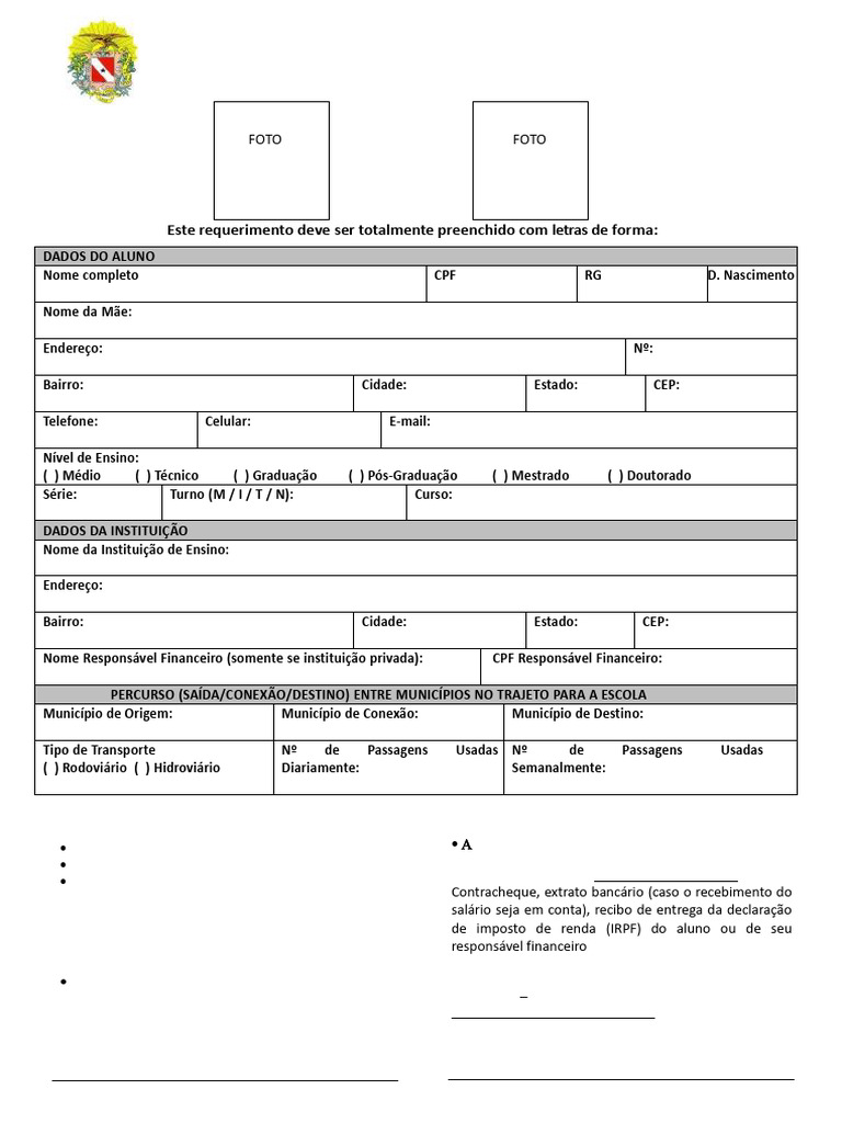 Requerimento Aluno 2021 | PDF