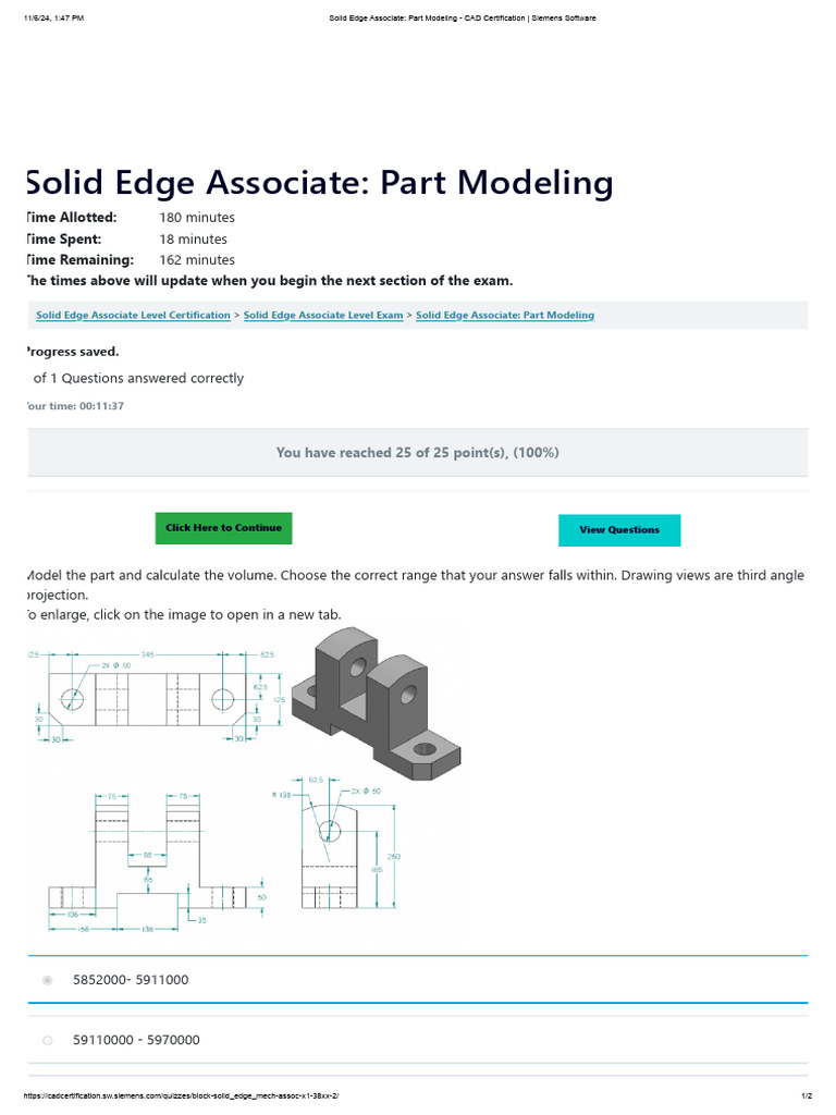 Solid Edge Associate: Part Modeling | PDF