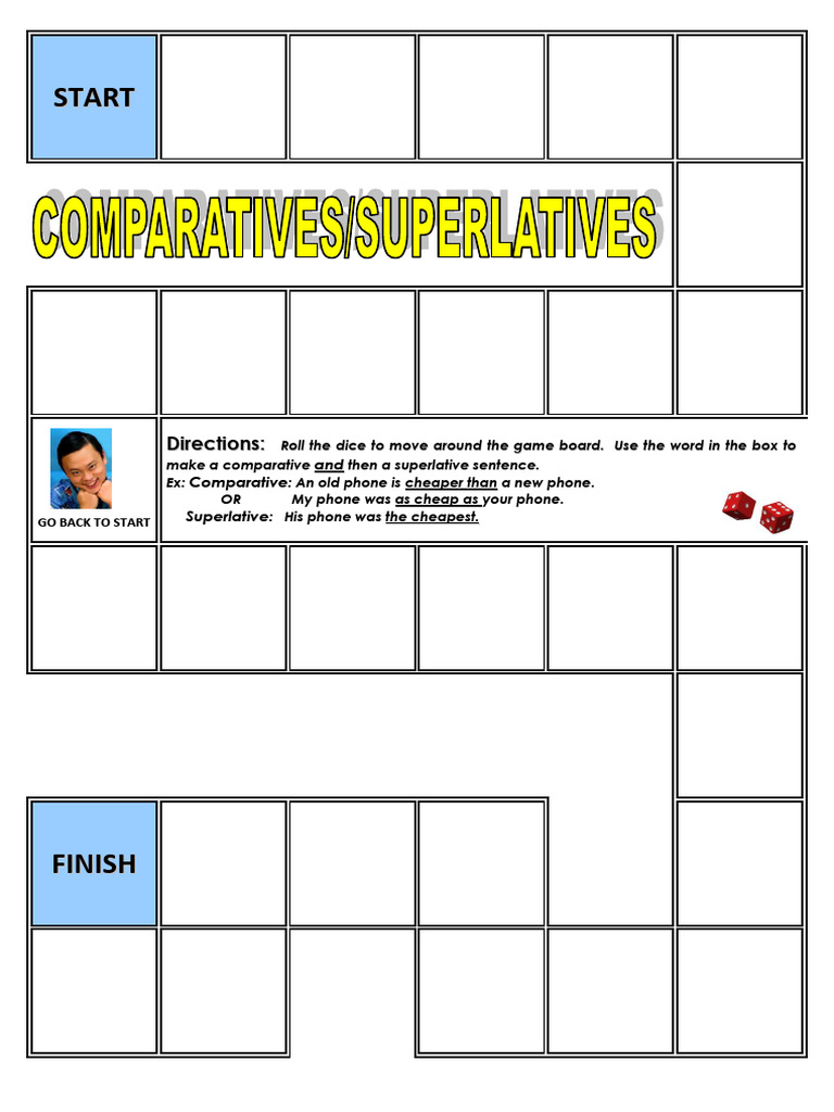 Comparatives and Superlatives Activities Promoting Classroom Dynamics ...