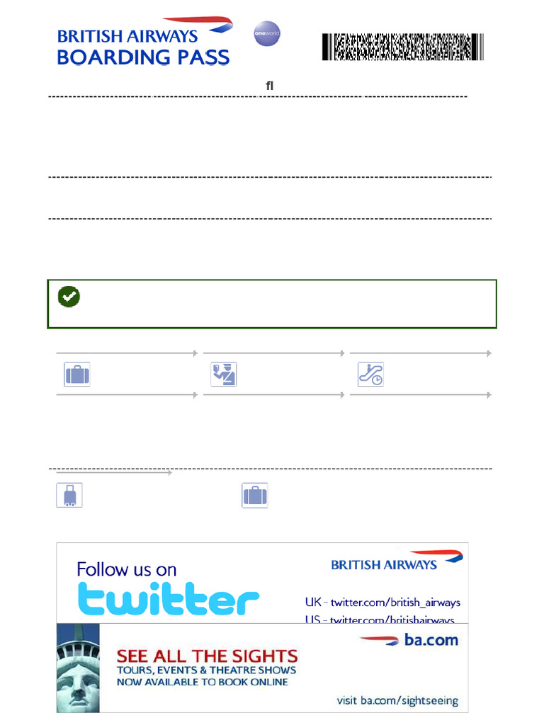 British Airways E-Ticket Details | PDF | Civil Aviation | Transport