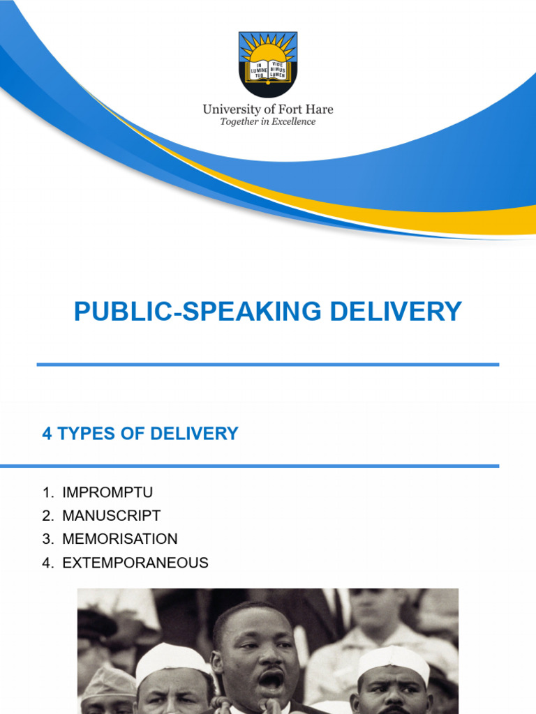 Effective Public Speaking Techniques | PDF | Body Language ...