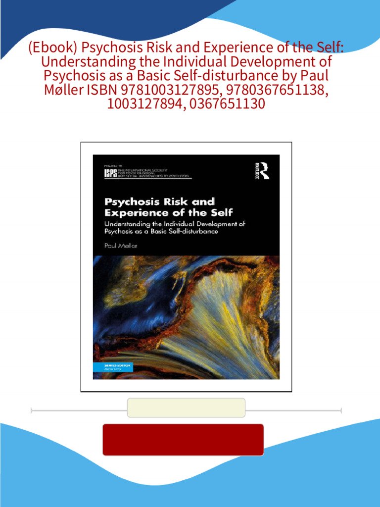 (Ebook) Psychosis Risk and Experience of the Self: Understanding the ...
