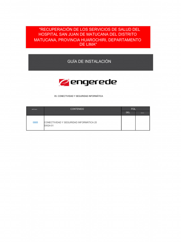 CONECTIVIDAD Y SEGURIDAD INFORMÁTICA. 25 SW24-01 - Removed | PDF