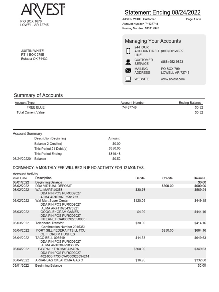 25527188 | PDF | Banks | Overdraft