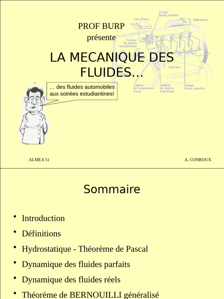 Mécanique des Fluides et Théorème de Pascal | PDF | Mécanique des ...