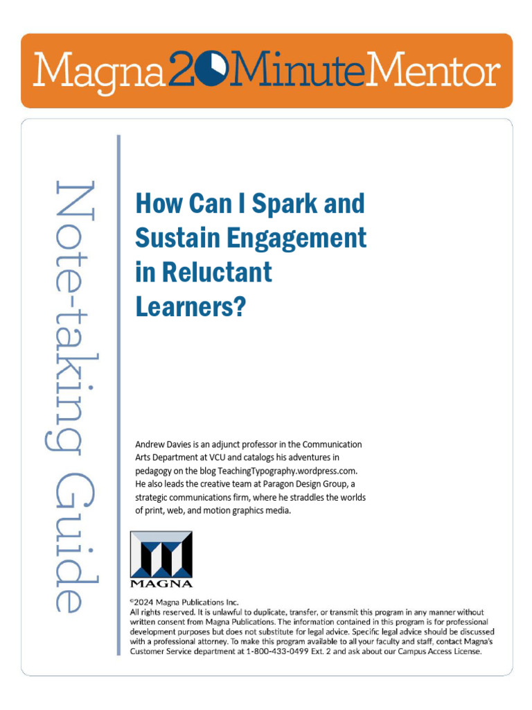 Engage Reluctant Learners with Games | PDF | Teaching | Learning