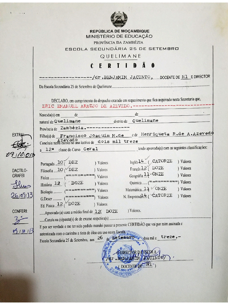 Certificado 12 Colorido | PDF