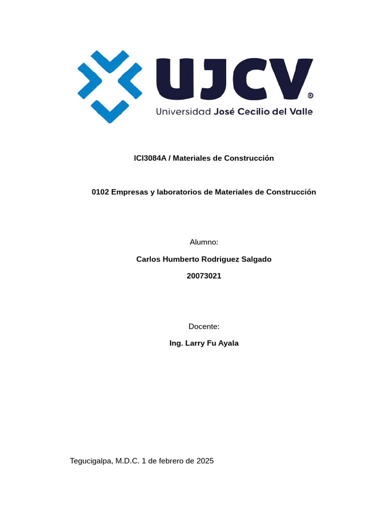 0102 Informe Sobre Empresas y Laboratorios de Materiales de Construccion | PDF | Laboratorios ...