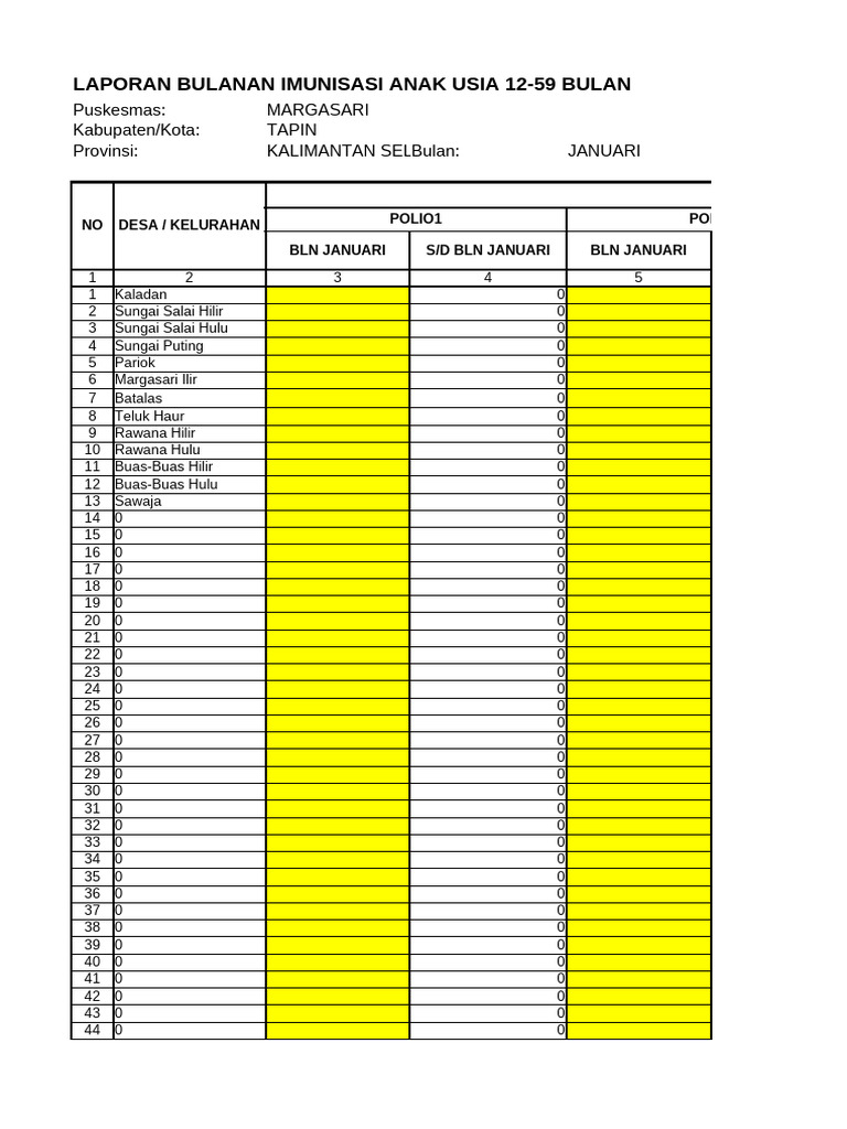 Software Pws PKM Margasari 2025 | PDF