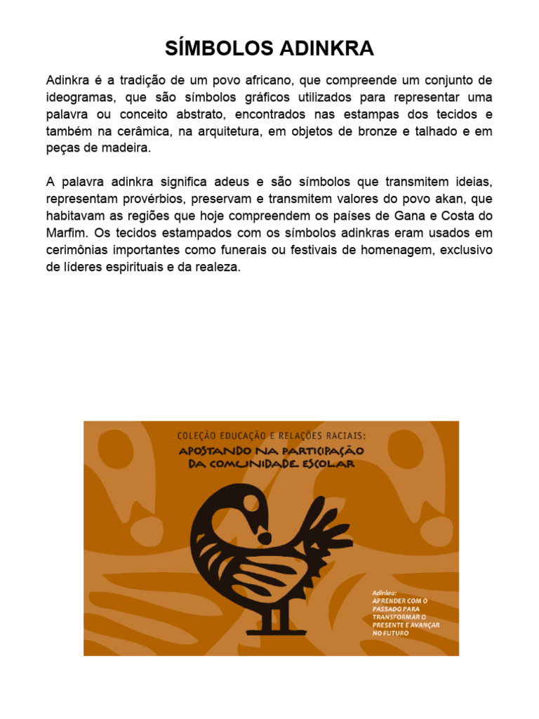 Símbolos Adinkra | PDF
