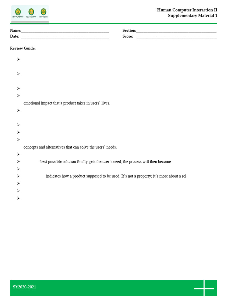 m1s1 Supplementary 1 | PDF