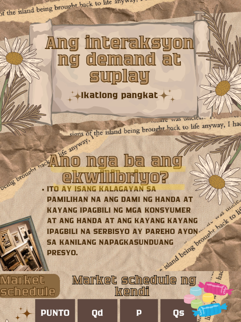Interaksyon NG Demand at Suplay | PDF