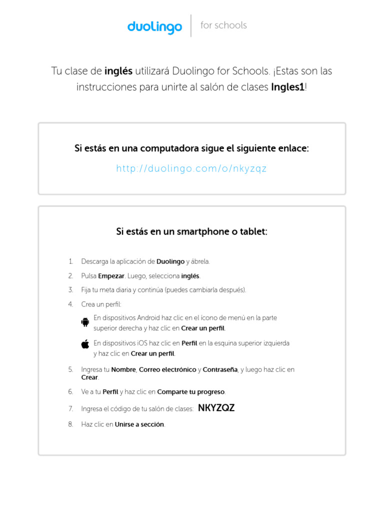 Duolingo Classroom - PDF | PDF