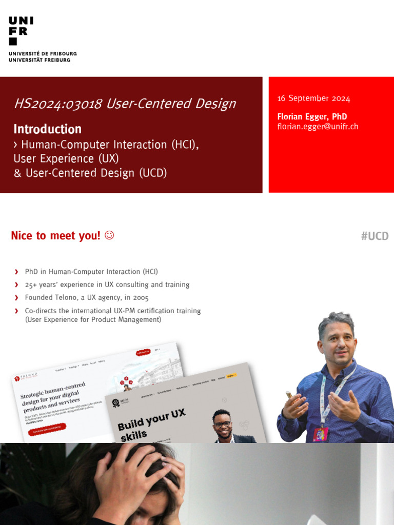 LECTURE01 Introduction HCI UX UCD | PDF | User Experience | Usability