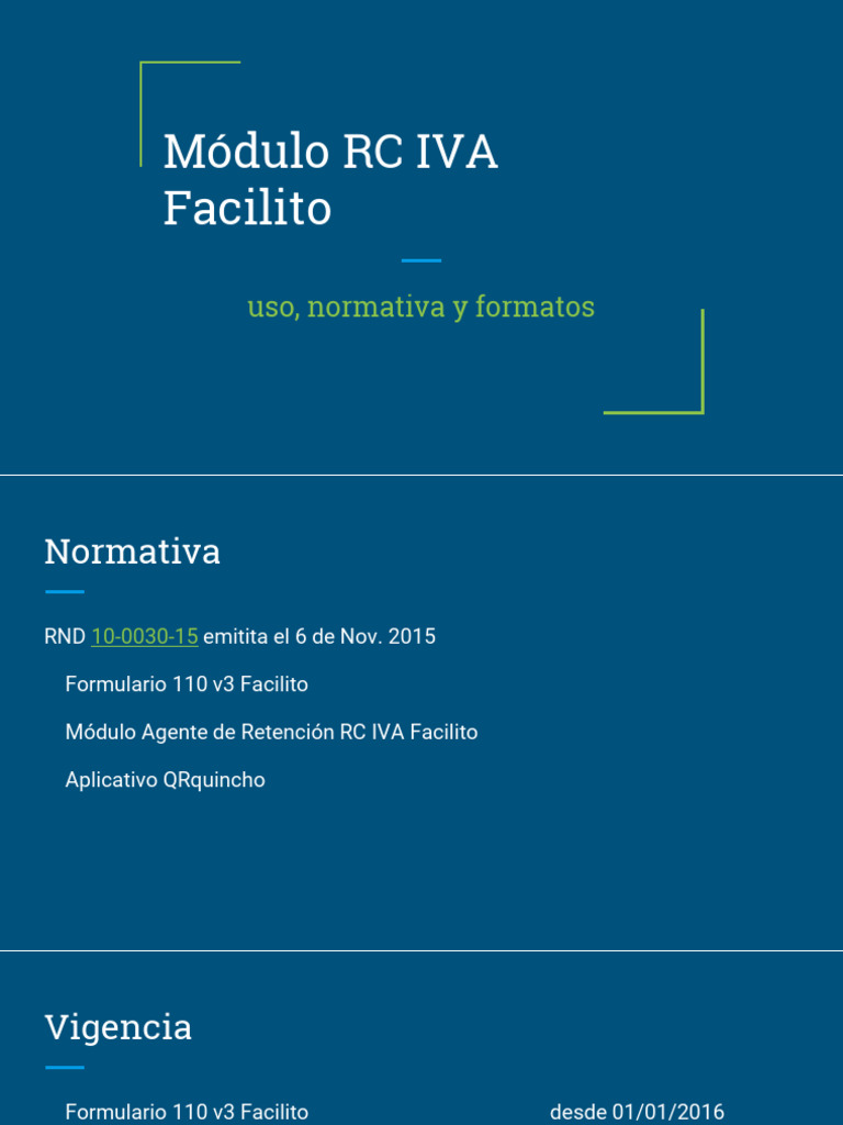 GUIA Curso RC Iva Facilito | PDF
