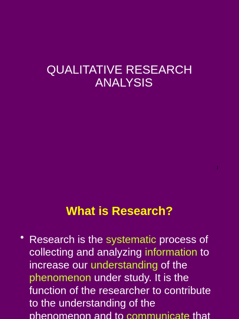 Qualitative Research Guide | PDF | Qualitative Research | Data