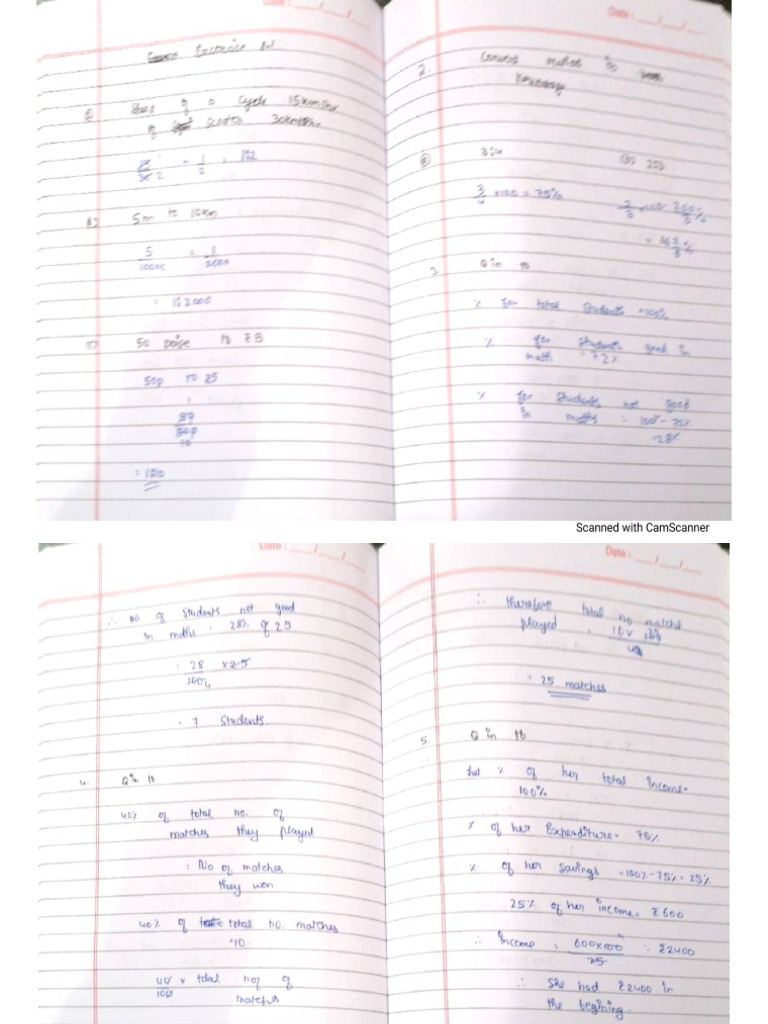 MHD Anas Mansoor Comparing Quantities | PDF