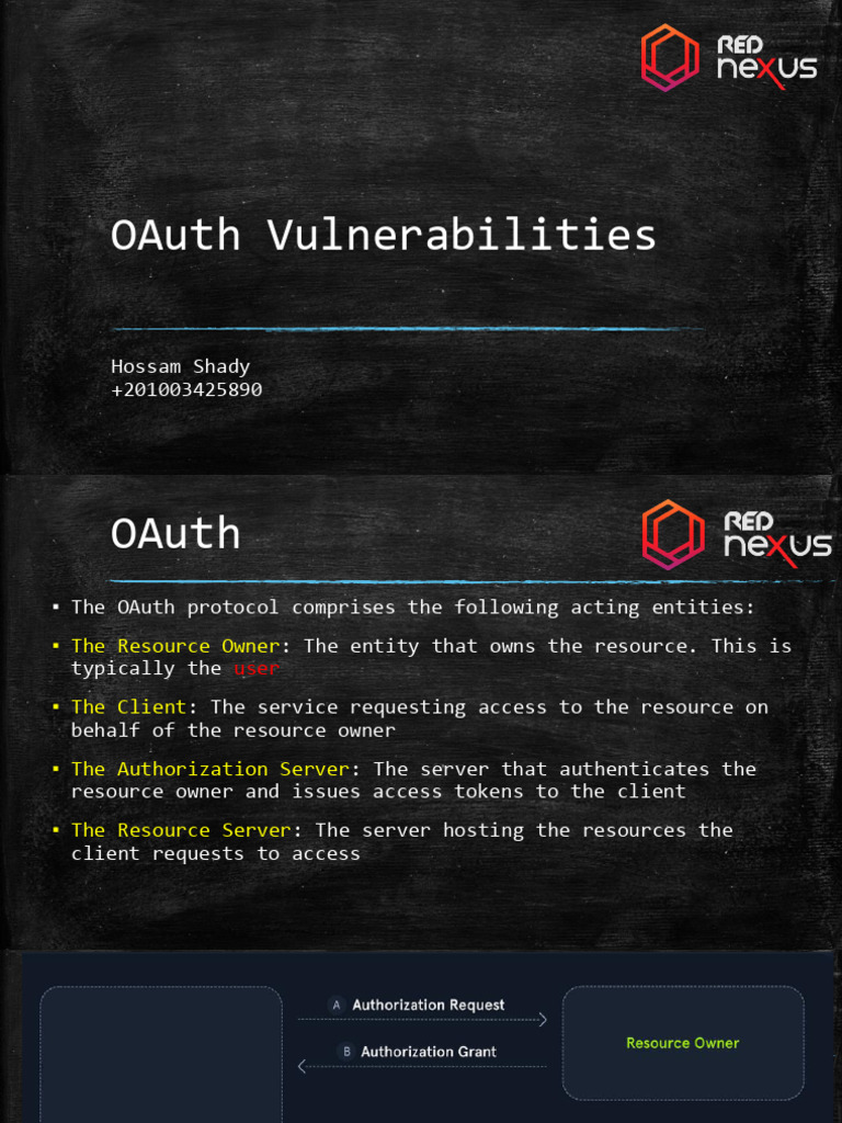 Understanding OAuth Vulnerabilities | PDF | Login | Internet Protocols
