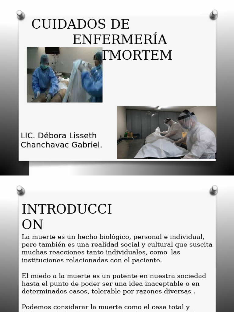 Cuidados de Enfermeria Postmortem 1 | PDF