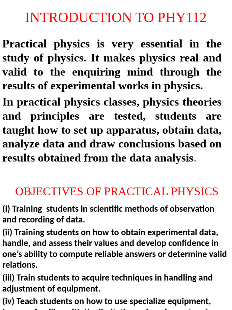 Practical Physics Lab Guide | PDF | Cartesian Coordinate System | Slope