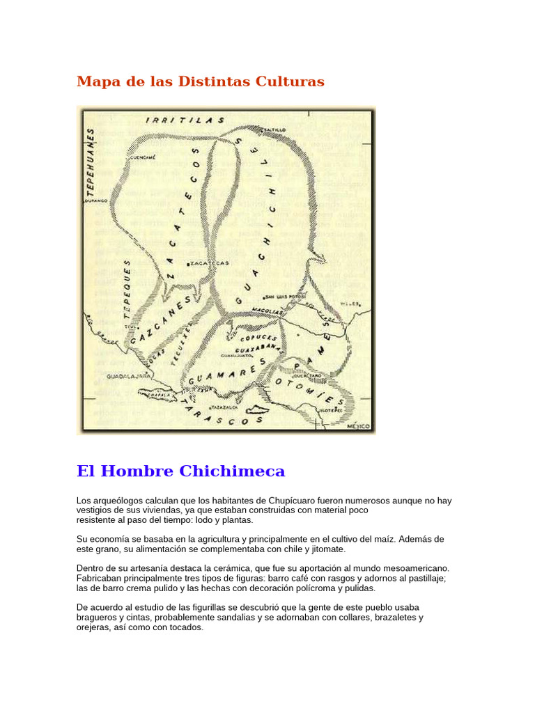 Cultura Chichimeca: Vida y Tradiciones | PDF