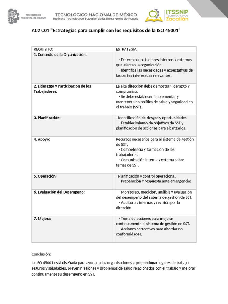 Guía para Cumplir ISO 45001 | PDF | Planificación