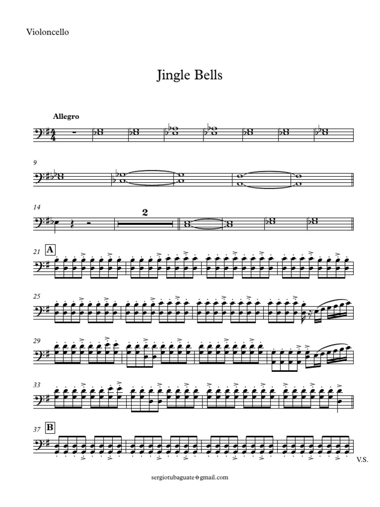 Jingle Bells Orchestra - Parts | PDF