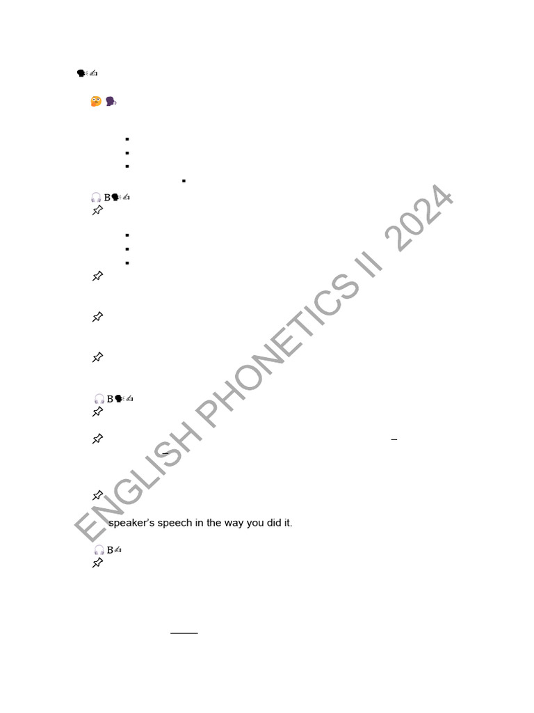 Phonetic Dictations Booklet FII 2024 - (14-17) | PDF | Speech | Phonetics