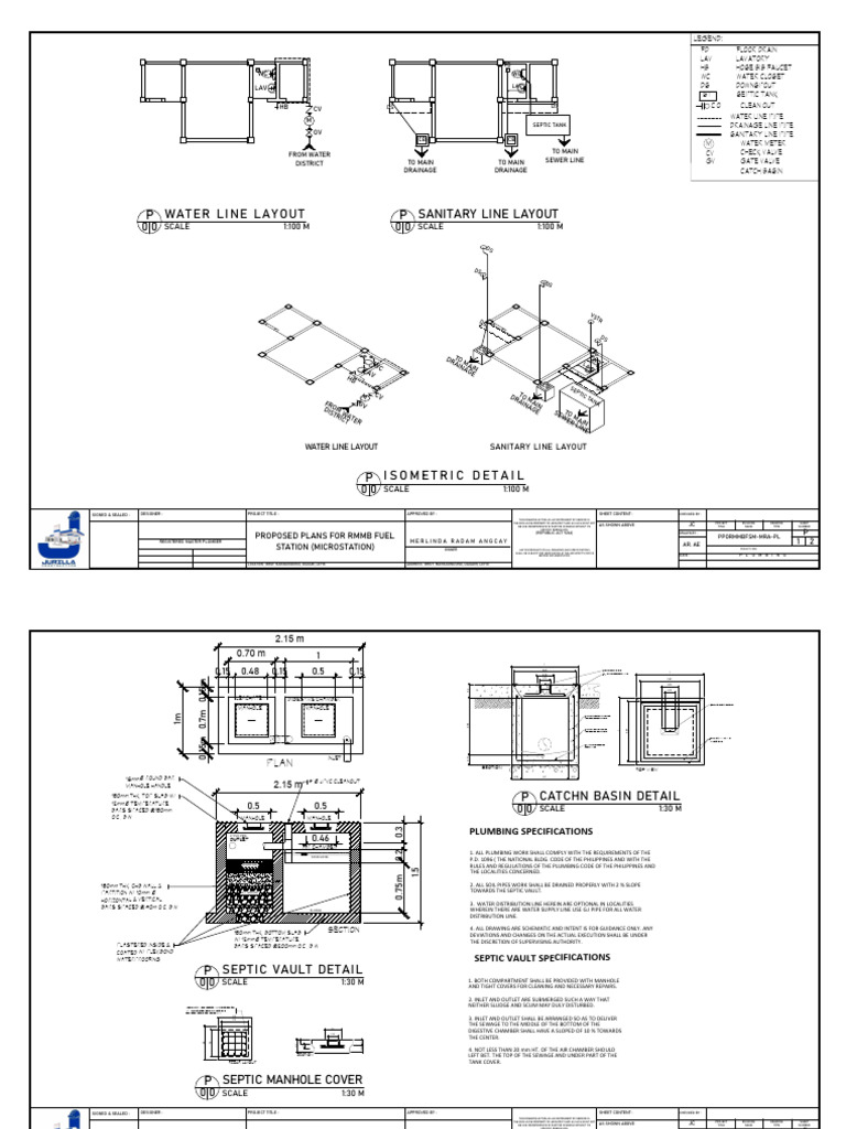 PLUMBING MARAGONDONG | PDF | Hydraulic Engineering | Waste Management