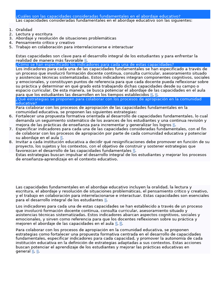 Resumen Fasc 22-Capacidades | PDF | Enseñando | Maestros