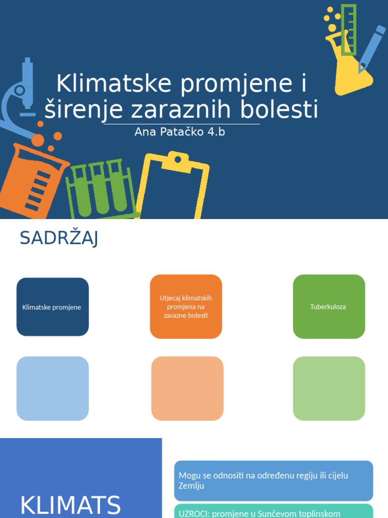 Klimatske Promjene I Širenje Zaraznih Bolesti | PDF