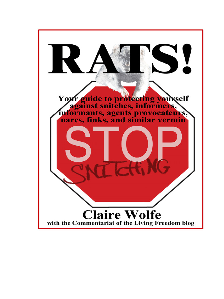 Your Guide in Protecting Yourself Against Snitches, Informants, Agents ...