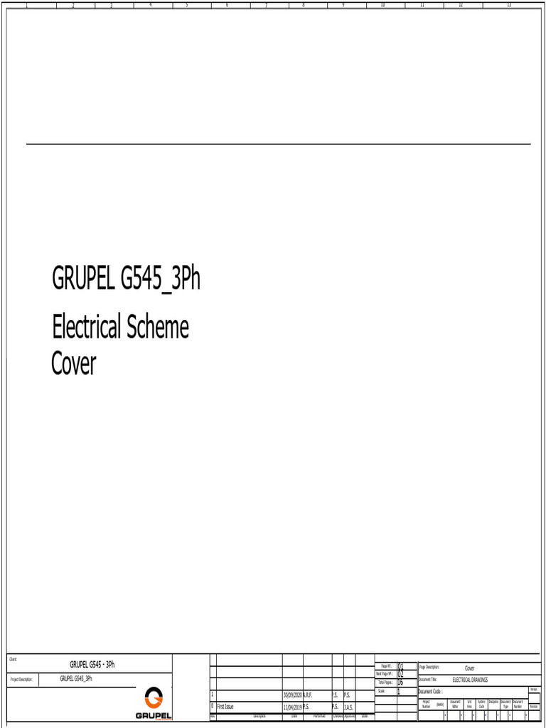 Grupel - G545 - Three Phase | PDF | Switch | Electrical Wiring