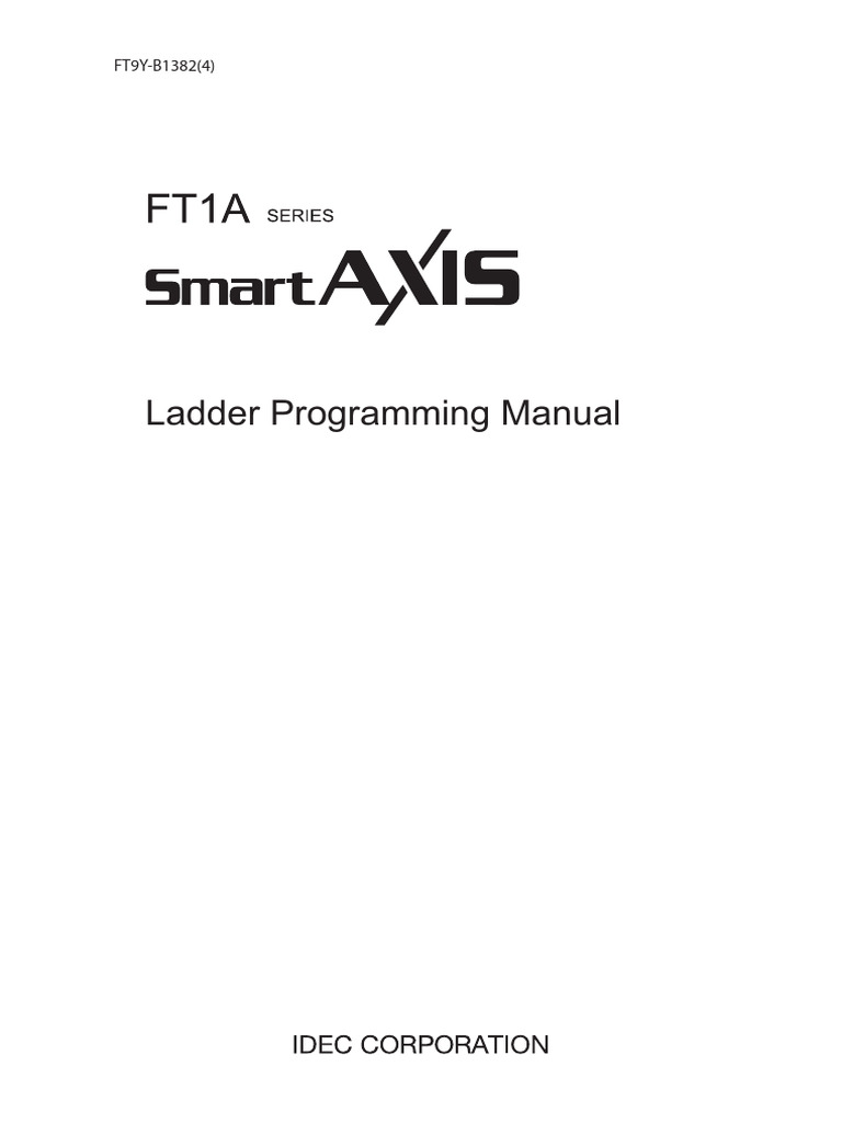 IDEC Programming Manual Ladder FT1A PDF | PDF | Programmable Logic Controller | Computer Program
