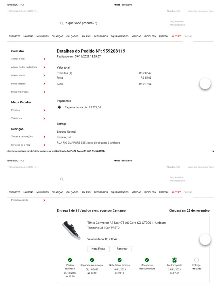 Pedido - 959208119 | PDF