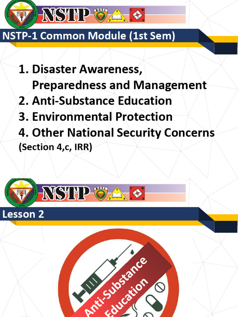 Nstp1 l3 Anti Substance | PDF | Substance Abuse | Prescription Drugs