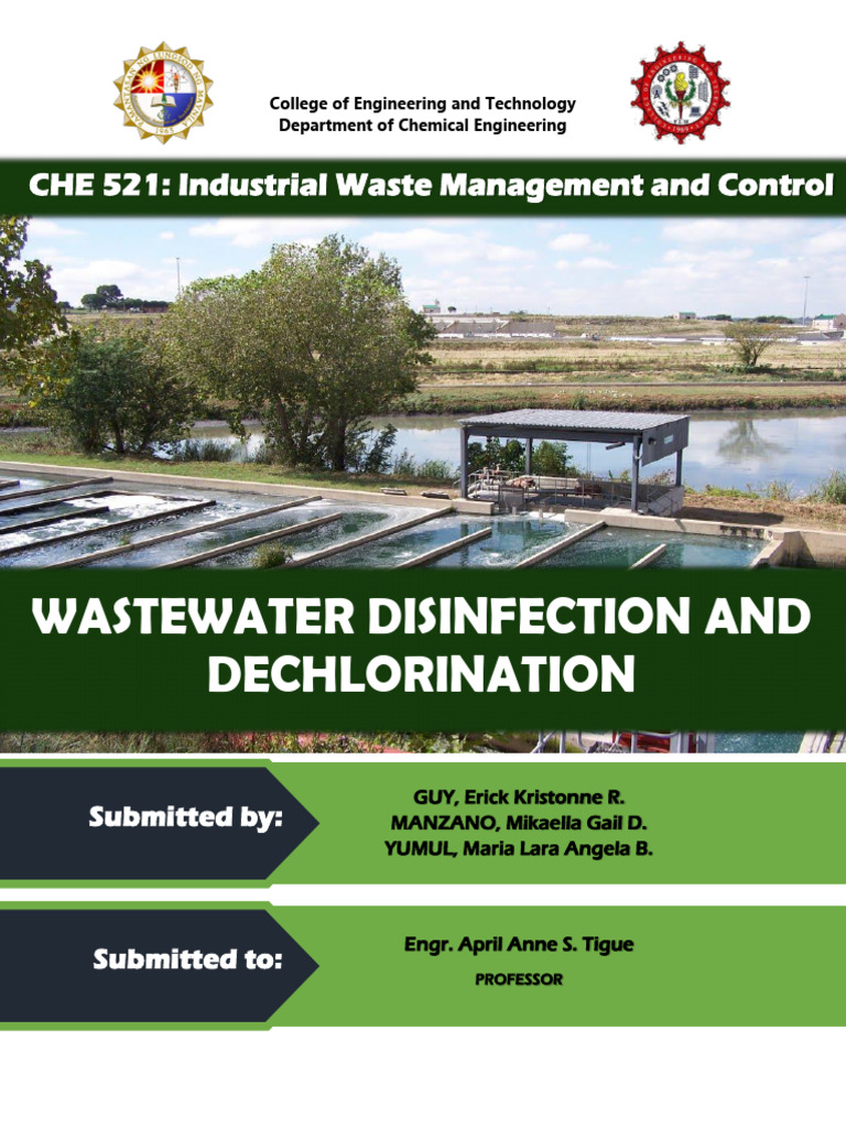 Disinfection and Dechlorination | PDF | Chlorine | Ozone
