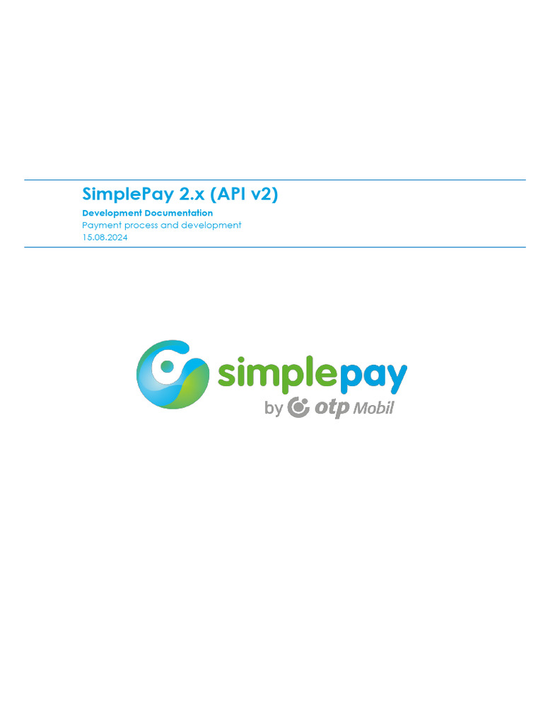 PaymentService_SimplePay_2.x_Payment_EN_240815 (1) | PDF | Payments | Banks